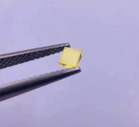 China MCD HPHT 3×3×1 mm Polished Diamond Plate - 4 Side 110 Face 2PT for Precision Cutting Tools for sale