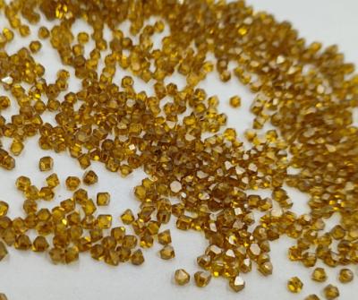 China HPHT Yellow Rough Diamond 2.8mm 80 Grade for Industrial Grinding and Dressing Tools for sale