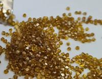 China HPHT Yellow Rough Diamond 2.8mm 80 Grade for Industrial Grinding and Dressing Tools for sale