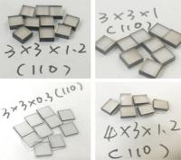 China 3x3x1.5mm Monocrystalline CVD Lab Grown Diamond for Machining Tools - 80-150 GPa Hardness, ±0.05mm Tolerance for sale
