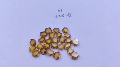 China HPHT Single Crystal Yellow Diamond 3.0mm Wire Drawing Die 111 Orientation for sale