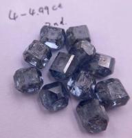 China Rough Lab Grown Blue Diamonds 1-10 Carat VVS Clarity HPHT CVD Process with 120 GPa Hardness for sale