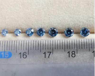 China HPHT Lab Grown Fancy Blue Diamond 0.001-5ct VVS Clarity for Jewelry Manufacturing for sale