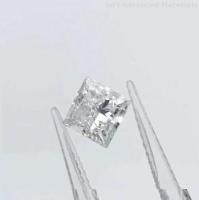 China Lab Grown CVD Princess Cut Diamond 1.65 Ct E Color VS1 Clarity Jewelry for sale