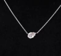 China Synthetic HPHT CVD Lab Grown Diamond Jewelry Necklace VS Clarity 1.0mm to 4.0mm for sale