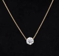China Synthetic HPHT CVD Lab Grown Diamond Jewelry Necklace VS Clarity 1.0mm to 4.0mm for sale