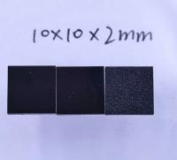 China Black B-Doped Polycrystalline CVD Diamond Film 1-100mm Size Moh's 10 Hardness for Waste Water Treatment for sale