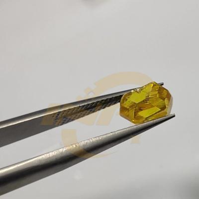 China Yellow HPHT Lab Grown Rough Diamond 0.5-5 Carat for Gem Use for sale