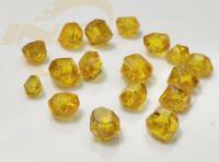 China Yellow HPHT Lab Grown Rough Diamond 0.5-5 Carat for Gem Use for sale