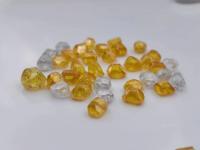 China HPHT Synthetic Yellow Rough Diamond 0.5-11ct Uncut Raw Diamond Stone for Grinding and Gem Use for sale