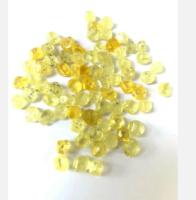China Lab Grown Diamond Fancy Yellow HPHT Rough Diamond 0.1-4ct Uncut Raw Stone for Grinding for sale