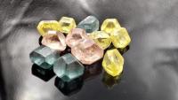 China HPHT CVD Lab Grown Colored Rough Diamonds 0.01-7ct in Pink Blue Yellow Green White for Jewelry Manufacturing for sale