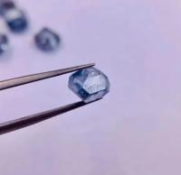 China Lab Grown Blue Rough Diamond VVS HPHT 0.3-5ct Uncut Synthetic Diamond for Jewelry Making for sale