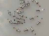 China HPHT CVD Diamond Record Cutting Stylus Tip 4x0.7x0.7mm Clean White Brown Colorless for sale