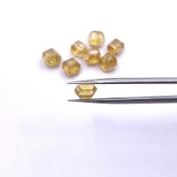 China Lab Grown Fancy Yellow Diamond HPHT Synthetic Rough Gemstone 0.1-10ct for Grinding Tools for sale