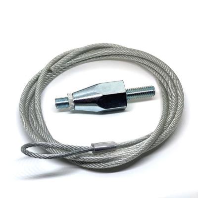 China Steel Wire Rope Crimped With Snap Hook Toggle Cable Gripper Suspension Kit for sale