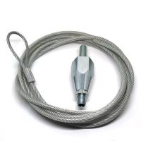 China Steel Wire Rope Crimped With Snap Hook Toggle Cable Gripper Suspension Kit for sale