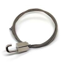 China Self Locking Brass Cable Gripper Hanger Signage Cable Hanging Systems for sale