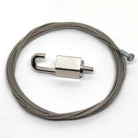 China Self Locking Brass Cable Gripper Hanger Signage Cable Hanging Systems for sale