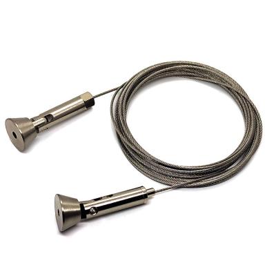 China Air Suspension Kit With Galvanized Winch Cable Wire Rope Sling Adjustable Cable Gripper Hanging Wire for sale