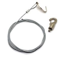 China Gallery Hanging System Track Accessory Cable Gripper Snap Hook For Sign Hanging for sale