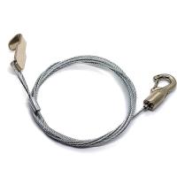 China Gallery Hanging System Track Accessory Cable Gripper Snap Hook For Sign Hanging for sale