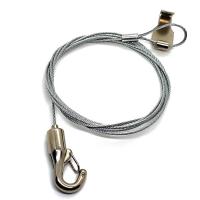 China Gallery Hanging System Track Accessory Cable Gripper Snap Hook For Sign Hanging for sale