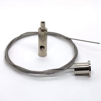 China LED Panel Light Suspension Kit Stainless Steel Wire Rope Cable Gripper Wire Clamp for sale