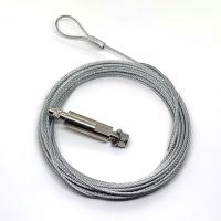 China Suspension Kit Track Accessory Cable Gripper With Snap Hook For Sign Hanging for sale