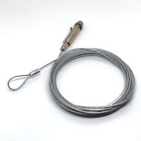 China Suspension Kit Track Accessory Cable Gripper With Snap Hook For Sign Hanging for sale