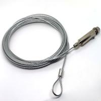 China Suspension Kit Track Accessory Cable Gripper With Snap Hook For Sign Hanging for sale