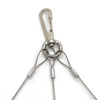 China Stainless Steel Wire Rope Lanyards Hanging Wall Flower Basket for sale