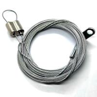 China Nickel Paint Zinc Alloy Looping Gripper Wire Suspension Kit For Lighting for sale