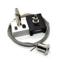 China XTSC Track Ceiling Light Suspension Kit Wire Cable Gripper With Aluminum Panel Clip for sale