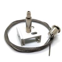 China XTSC Track Aluminum Clips With Brass Cable Gripper Hanging System For Lights for sale