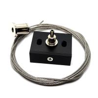 China XTSC Track Aluminum Clips With Brass Cable Gripper Hanging System For Lights for sale
