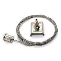 China Wire Cable Gripper Suspension Kit With Aluminum Panel Clip For XTSC Track for sale