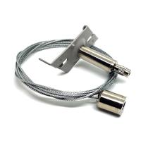 China LED Aluminum Channel Wire Gripper Suspension Wire Light Fittings With Mounting Clips for sale