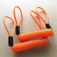 China Professional Spiral Spring Coil Lanyard Safety Emergency Swimming Diving Lanyard for sale