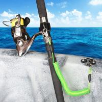 China Professional Spiral Spring Coil Lanyard Safety Emergency Swimming Diving Lanyard for sale