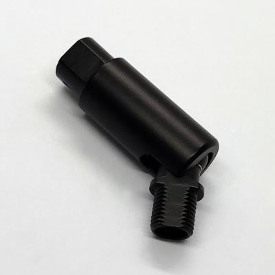 China Adjustable 330 Deegree Brass Black Paint Swivel Joint For Lamp for sale