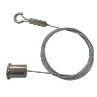 China Aircraft Cable Gripper Suspension Hanging Kit Steel Wire For Signage Display System for sale
