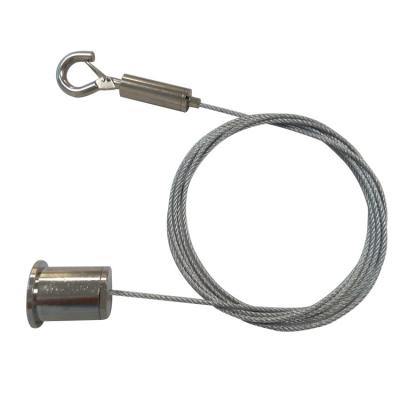 China Aircraft Cable Gripper Suspension Hanging Kit Steel Wire For Signage Display System for sale