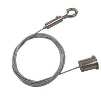 China Aircraft Cable Gripper Suspension Hanging Kit Steel Wire For Signage Display System for sale
