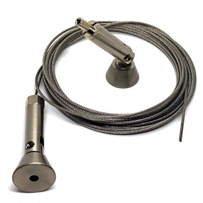 China Top Quality Wire Ceiling Gripper Cable Fastening Curtain Tensioner With Screw And Anchor for sale