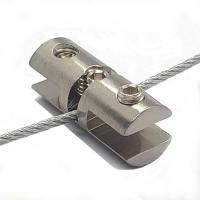China New Hot Selling Item Display Fixture Glass Clamp For Cable Display System for sale
