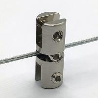 China New Hot Selling Item Display Fixture Glass Clamp For Cable Display System for sale