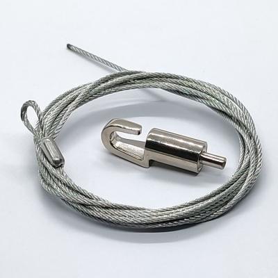 China Steel Cable Sling With Adjust Cable Gripper For Picture Hanging Systems for sale