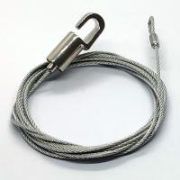 China Steel Cable Sling With Adjust Cable Gripper For Picture Hanging Systems for sale
