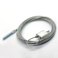 China Iron Suspension Kit Adjustable Hanging Wire Kit With Looping Gripper For Led Panel Light for sale